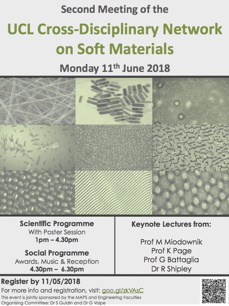 2nd Meeting of the Soft Materials Network – Soft Active Matter Lab