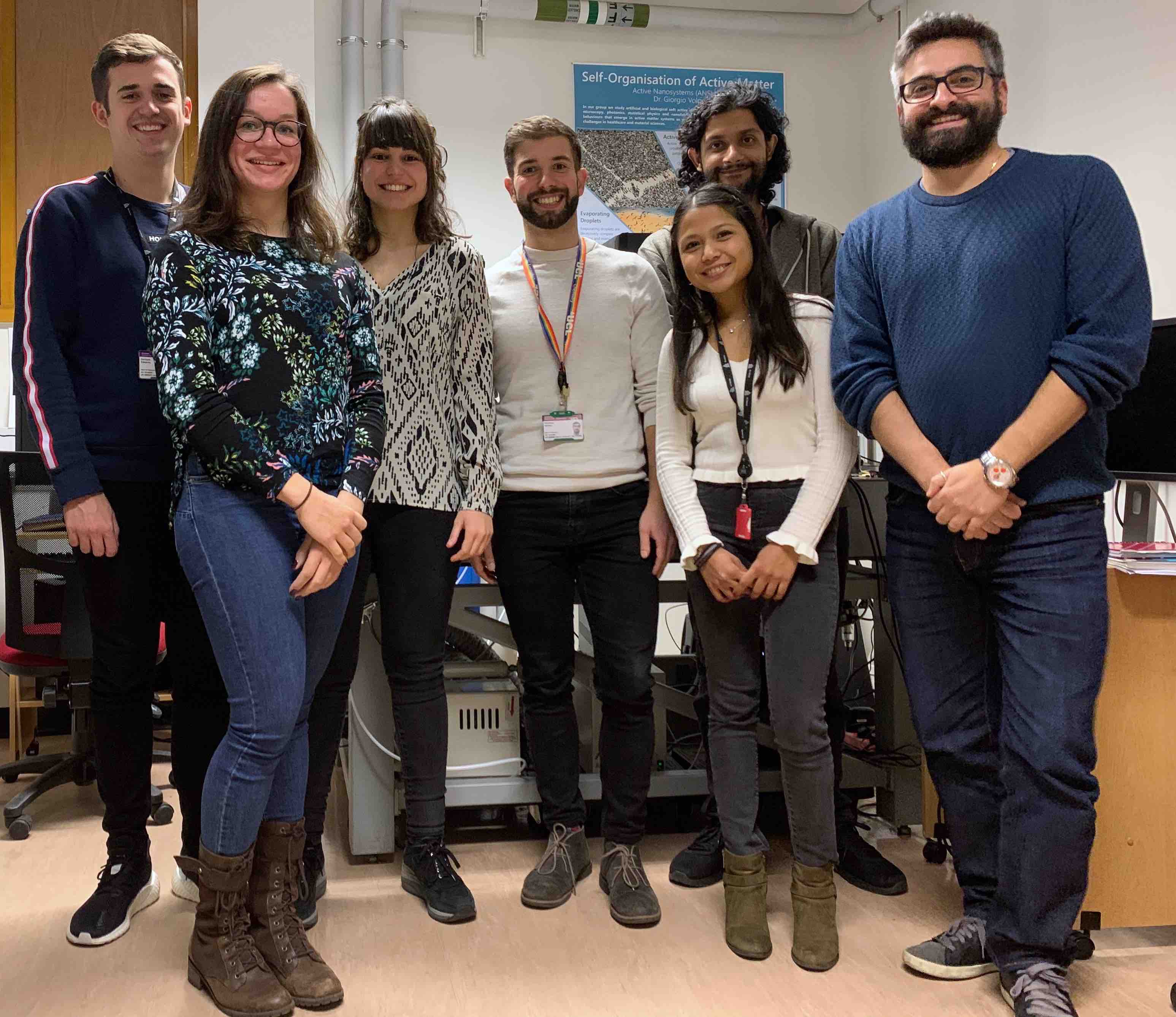 The Team – Soft Active Matter Lab